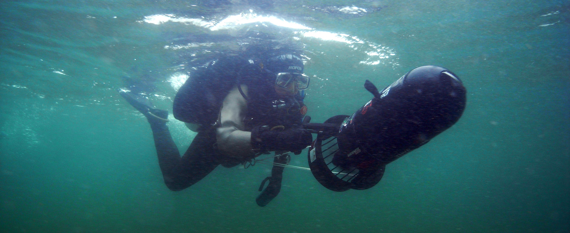 Test: DPV (Diving Propulsion Vehicle) Scooter DiveRTug Mariner 528 ...