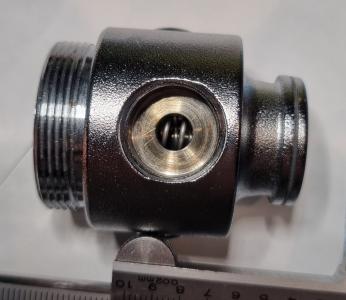 Scubapro MK20 Block, Produktionsfehler? Seltsame Bohrung für Welle ...