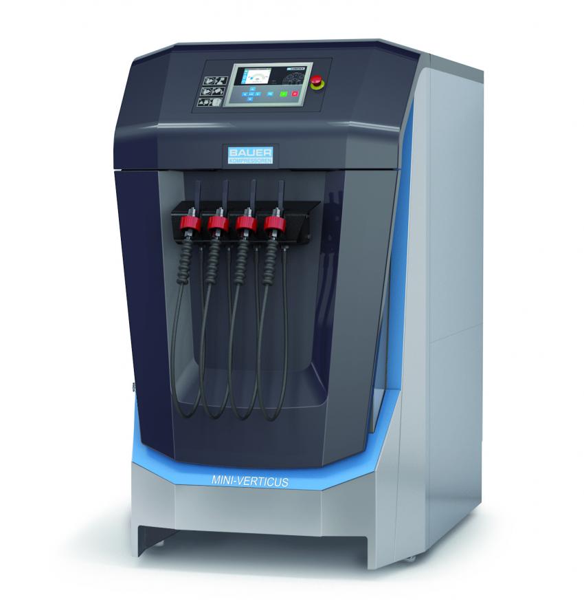 Bauer Kompressoren MINI-VERTICUS - Taucher.Net Ausrüstungsdatenbank